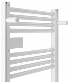 Erga Pago, elektrické topné těleso 540x960 mm s digitálním termostatem, 500W, bílá matná, ERG-LAV-GRZE-E-ALU-960540-WH