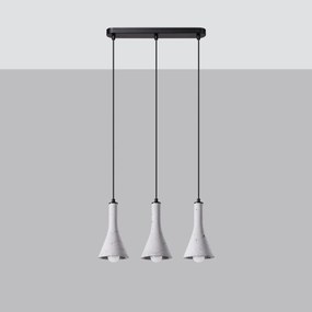 Sollux Lighting Závěsné svítidlo REA 3L beton