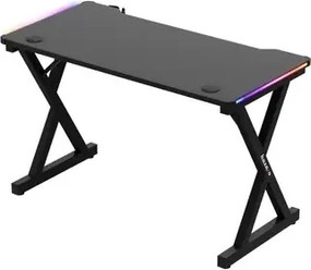 Huzaro Hero 2.3 RGB černá / Herní stůl / 120 x 60 x 72 cm