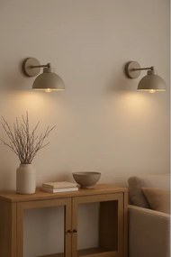 Brilagi - Nástěnná lampa MOON 1xE27/60W/230V béžová/zlatá