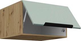 ARIA st | horní skříňka 60 NAGU-36 1F výklopná | 60 cm | HLUBOKÁ | ANTI FINGERPRINT povrch | artisan/aquamarine