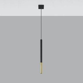 Sollux Lighting Závěsné svítidlo MOZAICA 1 černé/zlaté