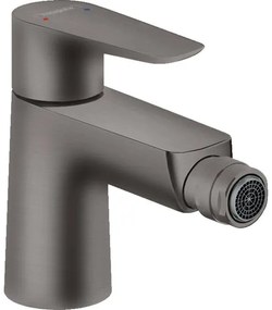 Hansgrohe Talis E Páková bidetová baterie s odtokovou soupravou s táhlem, kartáčovaný černý chrom, 71720340