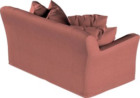 Potah na pohovku IKEA  Tomelilla 2-místná nerozkládací barva hnědá látka pletený vzor