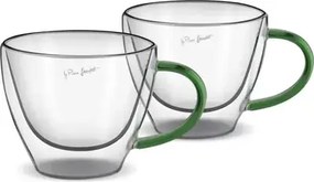 Lamart Vaso Sada sklenic Cappucino 2ks 190ml zelená / sklo