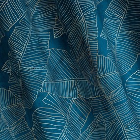 ZATEMŇOVACÍ ZÁVĚS NA KROUŽCÍCH LIMITED COLLECTION MUSA2 140X250 CM TMAVĚMODRÁ