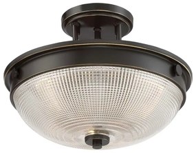 Quoizel QZ-MANTLE-SF-PN - Přisazený lustr MANTLE 2xE27/60W/230V bronzová