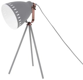 LEITMOTIV Stolní lampa Mingle trojnohá – šedá 31 x 54 cm
