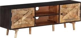 TV stolek 140 x 30 x 46 cm hrubé mangovníkové a akáciové dřevo 338420