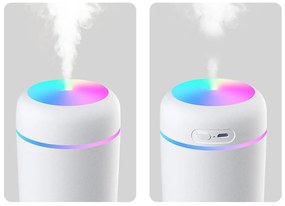 Verk Group Mini zvlhčovač vzduchu difuzér aromaterapie mlha usb rgb