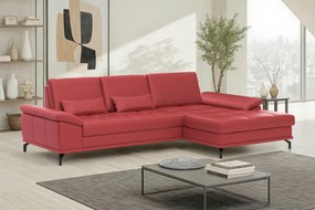 XXXLutz ROHOVÁ SEDAČKA, kůže, červená Sit & More - Sedací soupravy - 000144039729