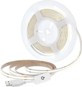 Solight LED COB pásek neutrální bílá / LED pásek / USB napájení / 5m /