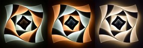 Ecolite LED stropní svítidlo s 3D efektem 70W a DO WALP7129-3D/LED