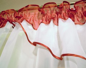 Voálová Záclona Leona 400x150cm různé barvy Barva: růžová