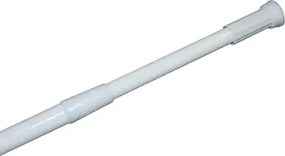 MSV tyč na sprchový závěs bílá / nastavitelná / 140-260 cm