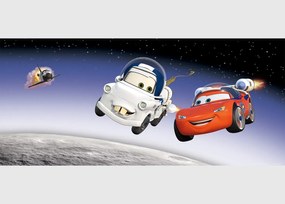 Dětská vliesová fototapeta na zed' Auta ve vesmíru, Disney | 202 x 90 cm | DFTDNH 5304