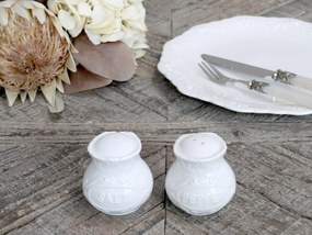 Porcelánová slánka a pepřenka Provence lace - 6cm