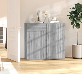 vidaXL Příborník 80 x 36 x 75 cm dřevotříska [805770] Barva: Betonová šedá