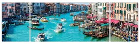 Obraz - Canal Grande, Benátky, Itálie (170x50 cm)