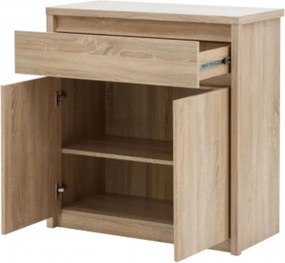 Komoda s dvířky a zásuvkou Norton 87 cm Dub Sonoma