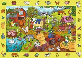 Trefl - Puzzle - Puzzle s hledáním obrázků Spy Guy: Farma / 24 dílků /