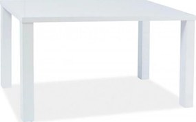 Nábytkáři ORFA MONTEGO jídelní stůl bílá vysoký lesk  (MONTEGOB80) MDF/ MDF š.80 x 75 x hl.60 (S)(K150-E) MIMOŘÁDNÁ AKCE DO VYPRODÁNÍ ZÁSOB