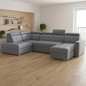Sedací souprava MARIO U | 200x315x170 | rozkládací + 2x úložný prostor | VÝBĚR TKANIN