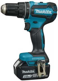 Makita - 18V AKU vrtačka s příklepem, 2x aku Li-ion LXT 3,0 Ah, nabíječka DHP485SFJ