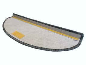 Vopi Nášlapy na schody Alassio modrošedé půlkruh, samolepící - 24x65 půlkruh (rozměr včetně ohybu)