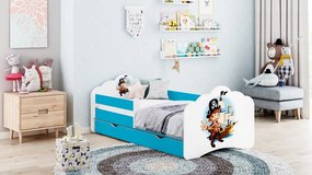 Dětská postel Tobík - pirát (Vybírat můžete z mnoha motivů a barev.)