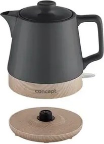 Concept RK0062 šedá / Rychlovarná konvice / 1200 W / 1 l