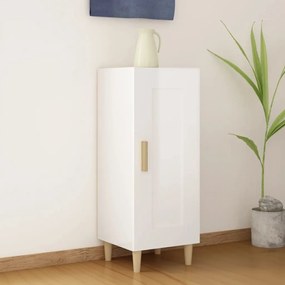 vidaXL Příborník 34,5 x 34 x 90 cm kompozitní dřevo [812411] Barva: bílá s vysokým leskem