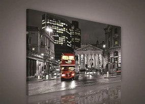 Obraz na plátně Double Decker v Londýně 100 x 75 cm