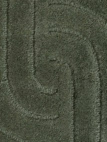 Vikosa, Kusový koberec Vikosa Arcura 106271 Dark Green kruh, 150x150 (průměr) kruh, zelená, ložnice