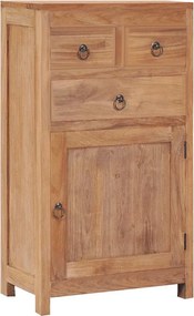 Příborník 50 x 30 x 90 cm masivní teakové dřevo 287237