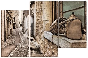 Obraz na plátně - Stará středomořská ulice 1151FD (135x90 cm)