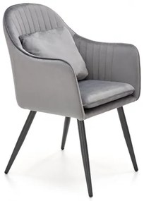 Halmar jídelní židle K464  barva: šedá