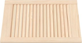 Nábytková dvířka lamelový design 2 ks 61,5 x 39,4 cm borovice 151116