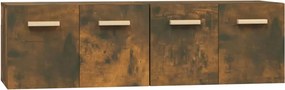 Nástěnné skříňky 2 ks kouřový dub 60 x 36,5 x 35 cm kompozit 3115633
