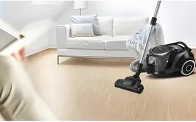 Bosch Serie 6 BGC41XSIL černá / Bezsáčkový vysavač / 700 W / 2,4 l / r