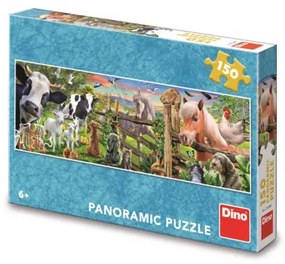 Dino Panoramatické puzzle Farma 150 dílků