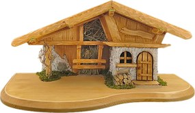 AMADEA Dřevěný betlém BEZ FIGUREK 45 cm