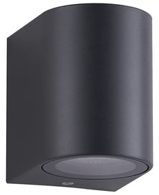 Zambelis E306 venkovní nástěnné svítidlo černé, 1xGU10, 7,5cm