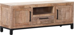 XXXLutz NÍZKÁ KOMODA, mangové dřevo, přírodní barvy, 130/50/40 cm Landscape - Komody z masivu - 002362086005