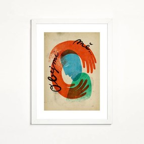 Magda Andresová | Obejmi mě Rám: Černý, Velikost: 40 x 30 cm