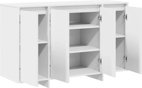 Servírovací skříň Bílá 120 x 41 x 75 cm Kompozitní dřevo 3333896