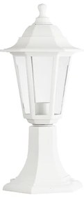 ACA Lighting Venkovní lucerna PLGQ3W max. 40W/E27/IP44, bílá