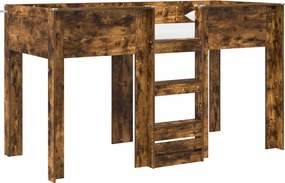 Patrová postel pro děti Kouřový dub 75 x 190 cm 3410471