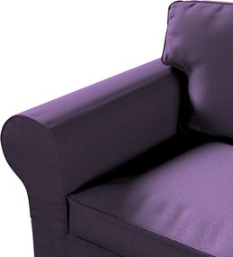 Potah na pohovku IKEA  Ektorp 2-místná, rozkládací, STARÝ MODEL barva fialová látka pletený vzor