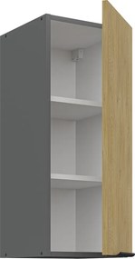 CREMONA ac | horní skříňka 30 G-72 1F policová | 30 cm | antracit/cremona